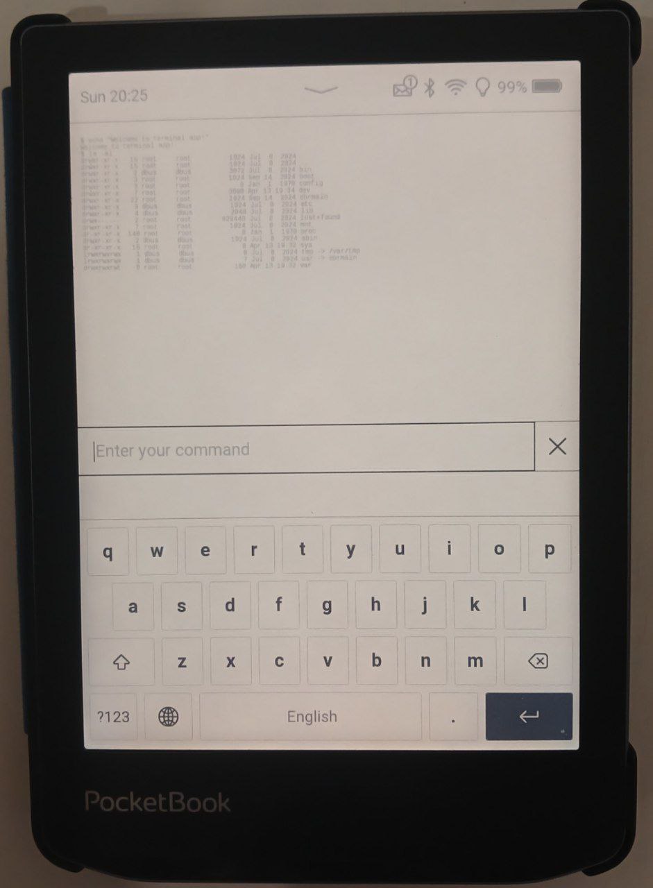 Terminal Emulator for PocketBook | pb-terminal